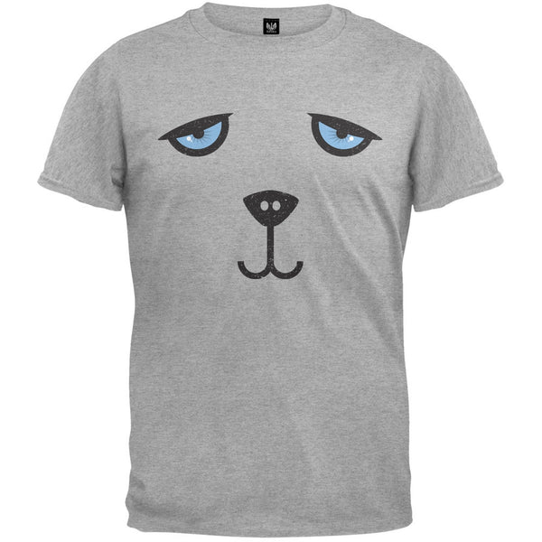 Droopy Bear Eyes Grey T-Shirt - 2X-Large – AnimalWorld.com