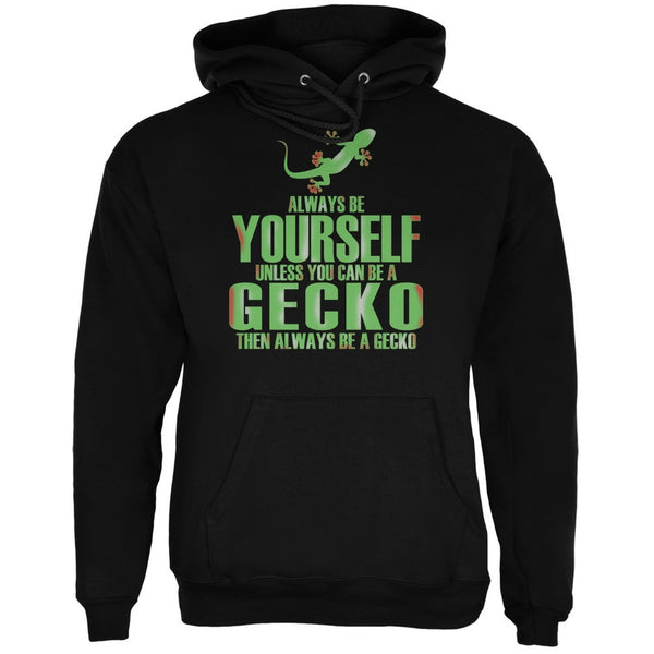 Always Be Yourself Gecko Black Adult Hoodie - 2X-Large – AnimalWorld.com